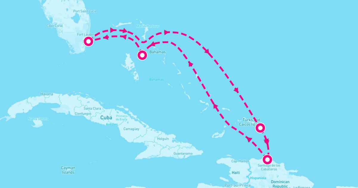 Carnival Celebration - June 8th, 2025 - Cruise Map & Port Info