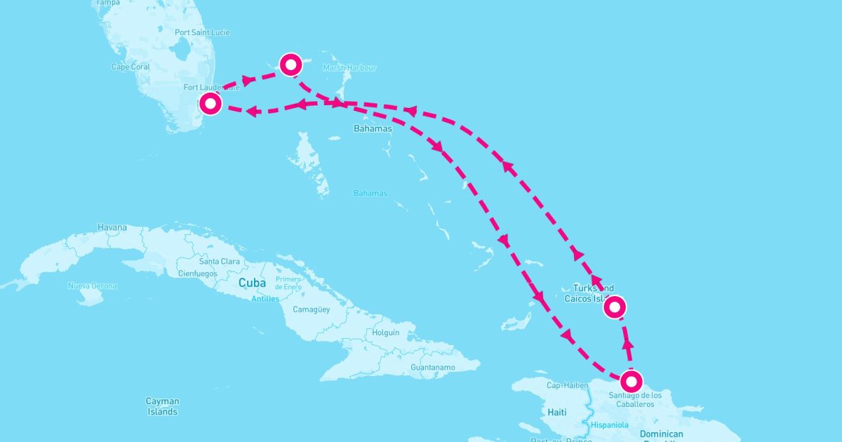 Carnival Celebration - August 3rd, 2025 - Cruise Map & Port Info