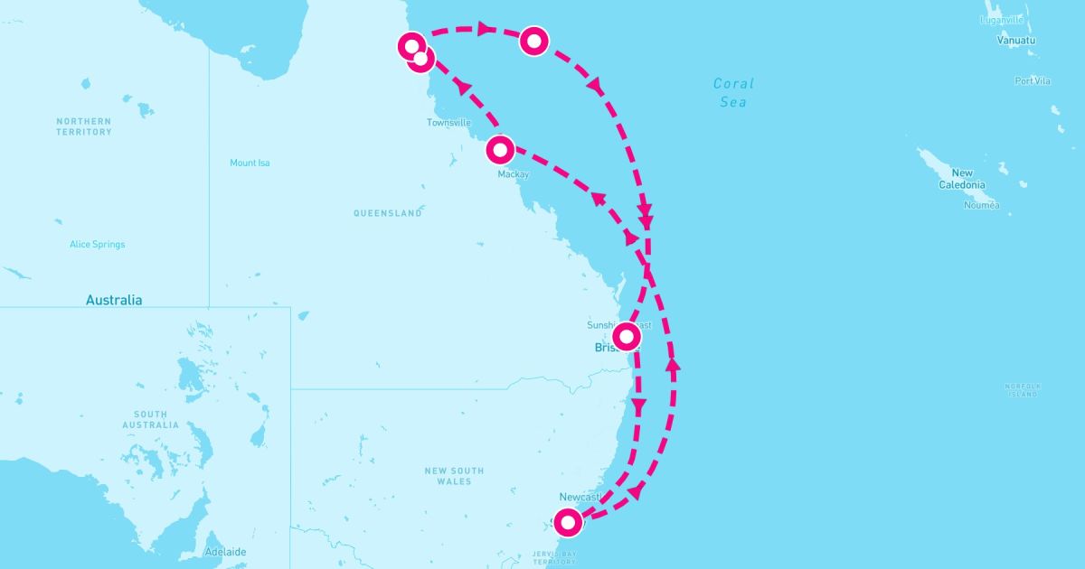 Carnival Splendor - September 17th, 2025 - Cruise Map & Port Info