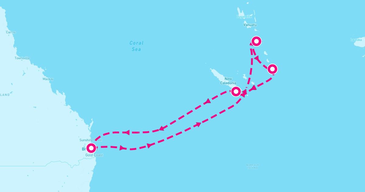 Crown Princess - January 4th, 2026 - Cruise Map & Port Info