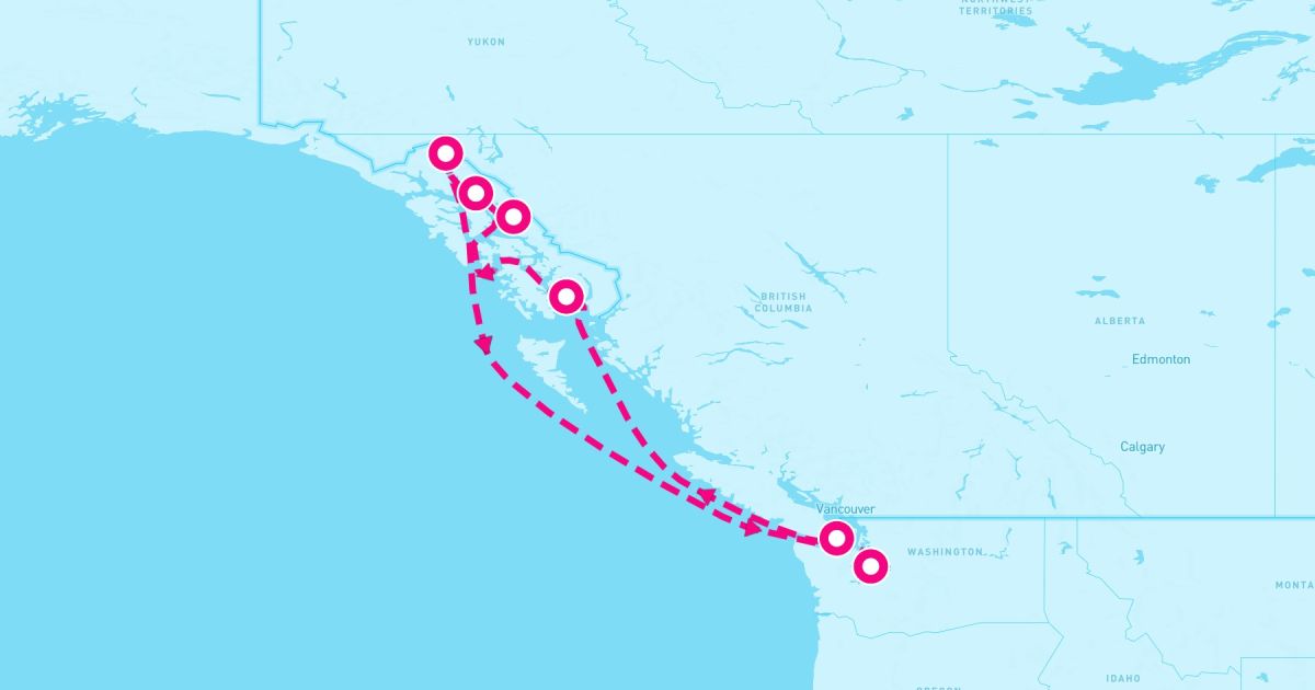 Discovery Princess - May 25th, 2025 - Cruise Map & Port Info