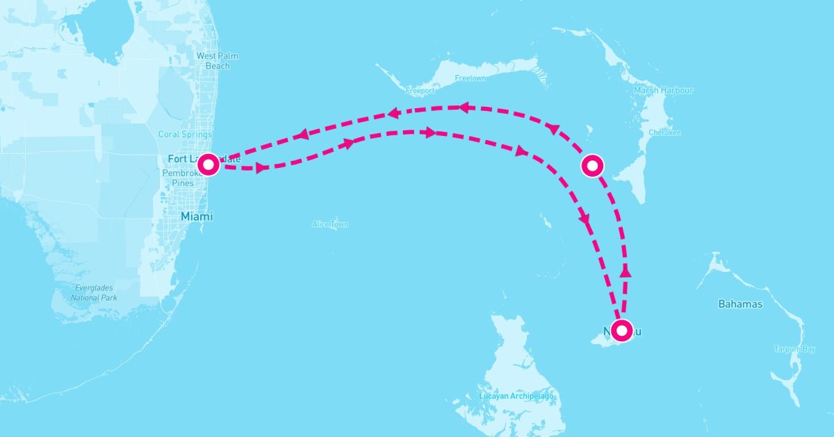 Disney Destiny - August 20th, 2026 - Cruise Map & Port Info