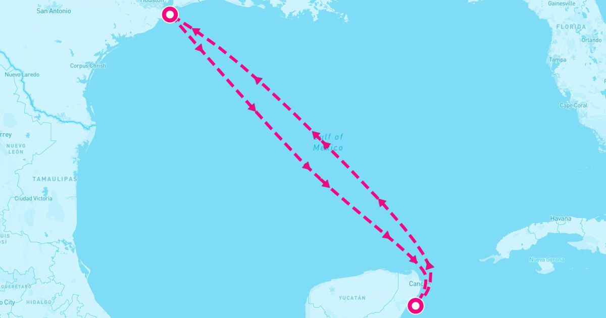 Mariner of the Seas - July 17th, 2025 - Cruise Map & Port Info