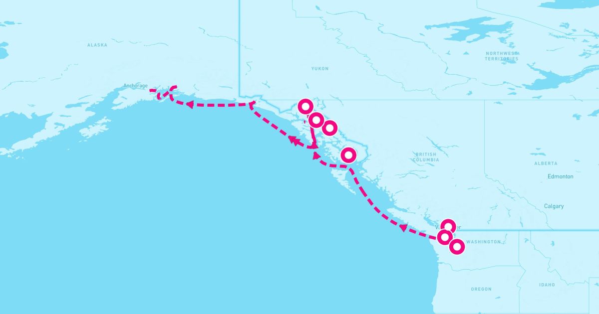Norwegian Jade - September 8th, 2025 - Cruise Map & Port Info