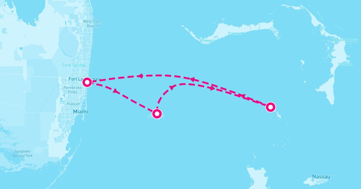 Radiance of the Seas - November 17th, 2025 - Cruise Map & Port Info