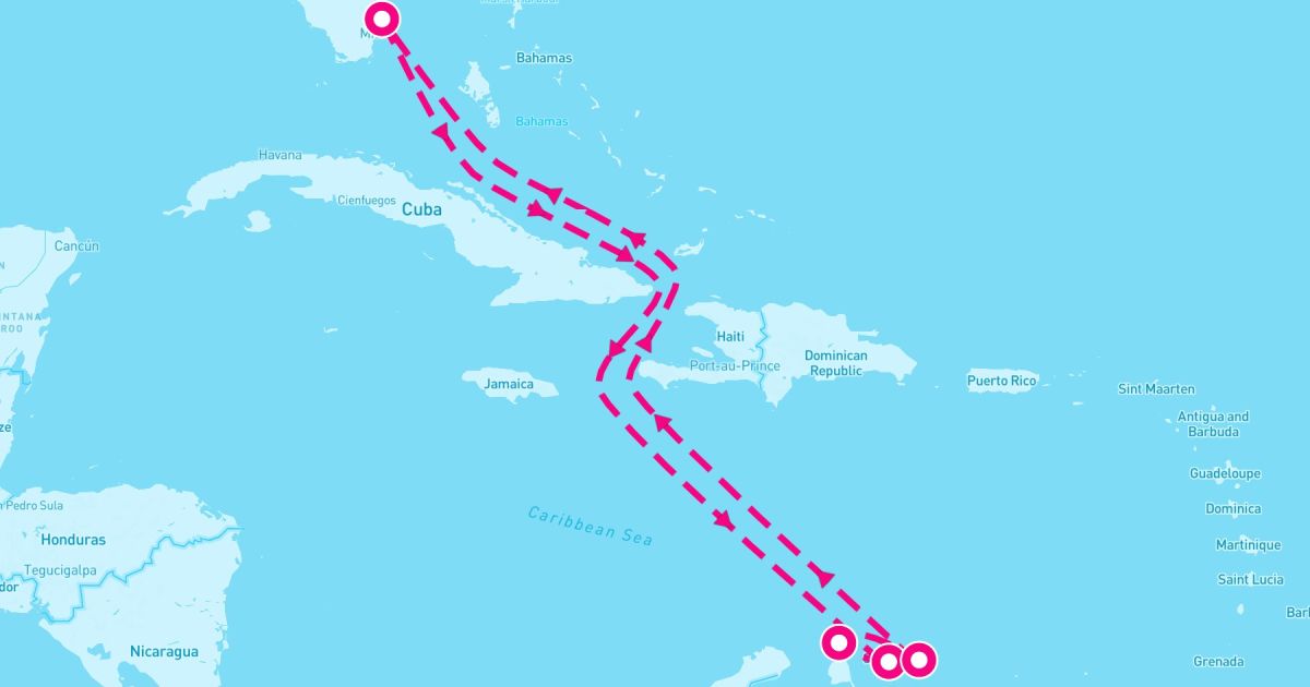 Regal Princess - November 14th, 2026 - Cruise Map & Port Info