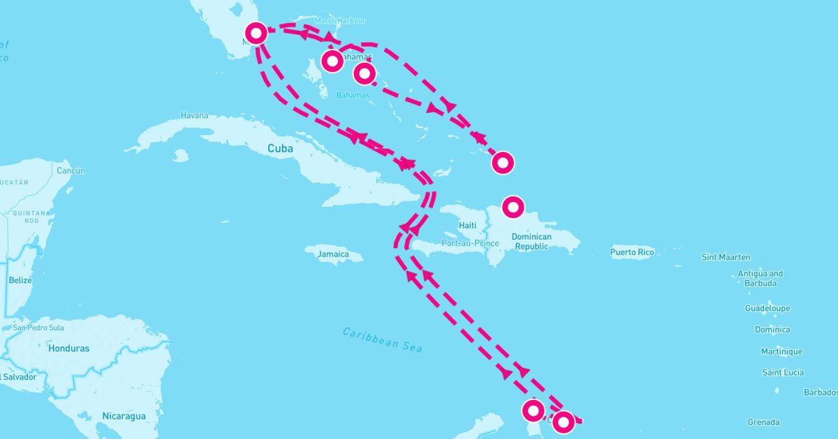 Regal Princess - December 6th, 2026 - Cruise Map & Port Info