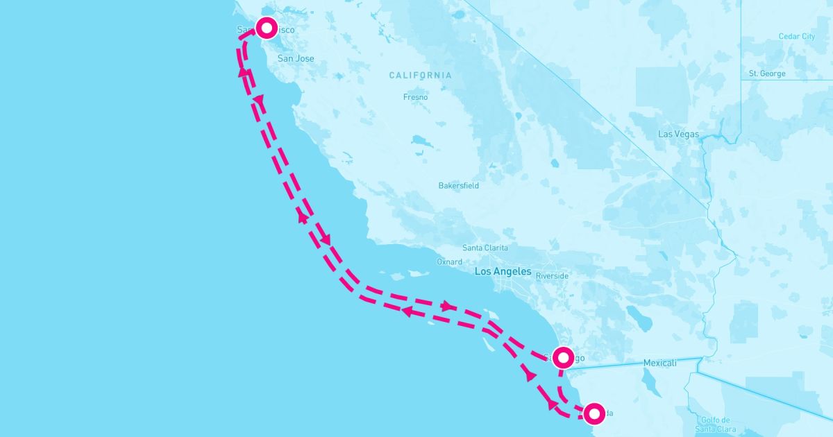 Ruby Princess - February 14th, 2026 - Cruise Map & Port Info