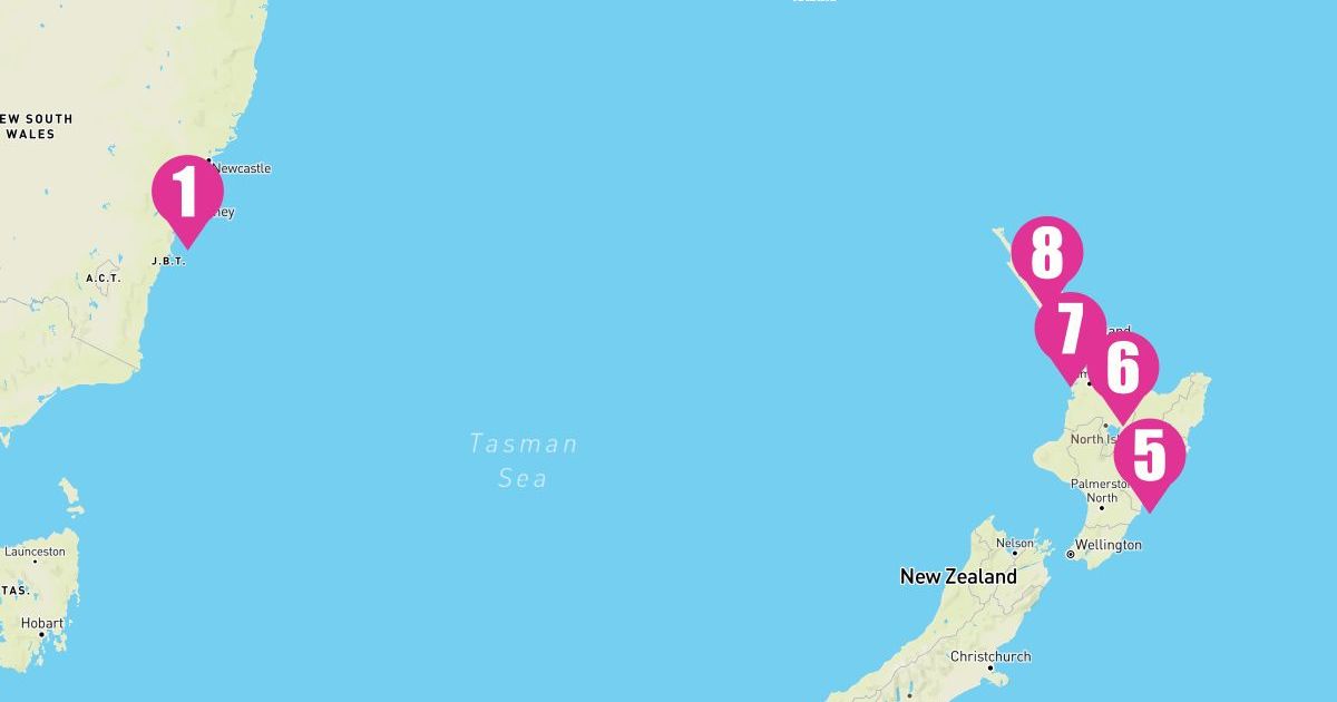 Carnival Splendor - March 23rd, 2025 - Cruise Map & Port Info