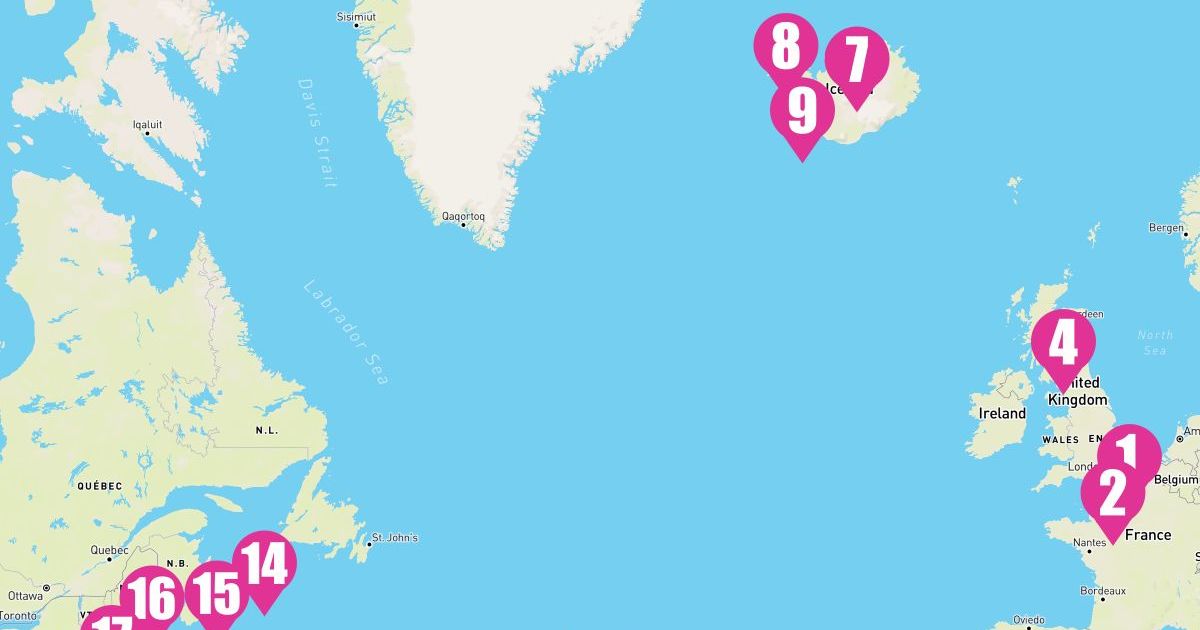 Coral Princess - June 25th, 2024 - Cruise Map & Port Info