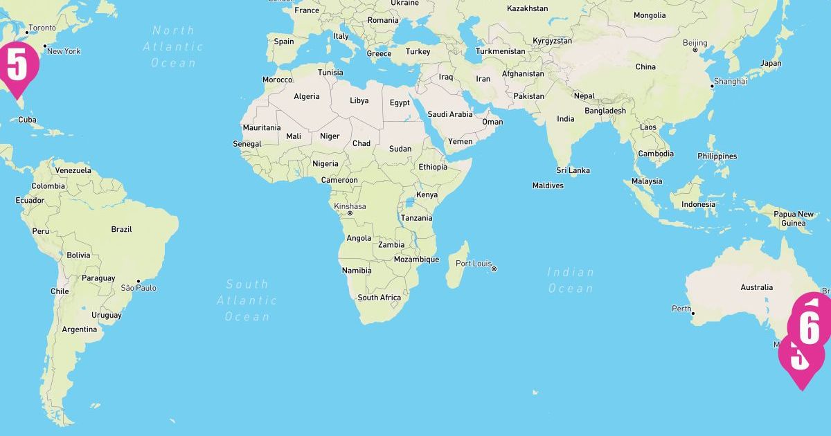 Crown Princess - January 4th, 2026 - Cruise Map & Port Info