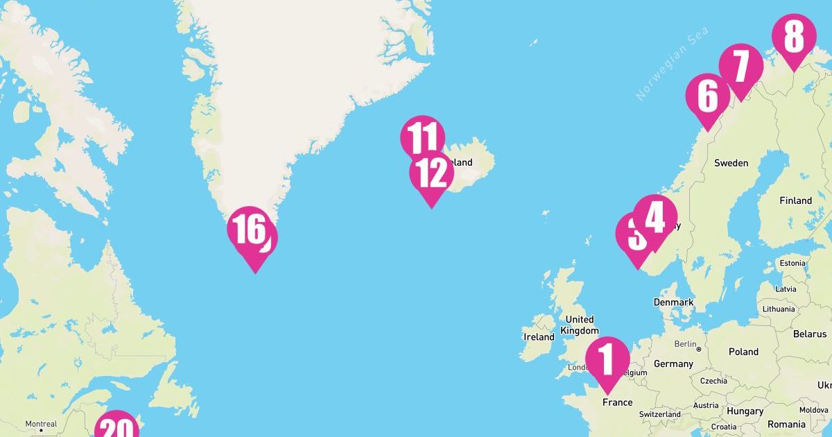Crown Princess - July 30th, 2025 - Cruise Map & Port Info