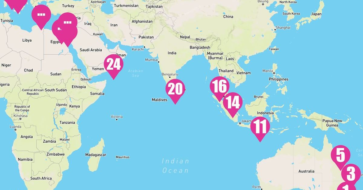 Crown Princess - June 4th, 2025 - Cruise Map & Port Info