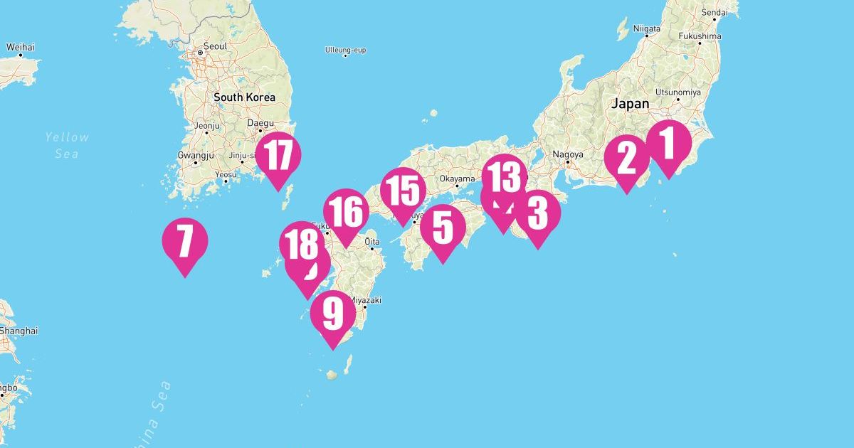 Diamond Princess - August 15th, 2024 - Cruise Map & Port Info