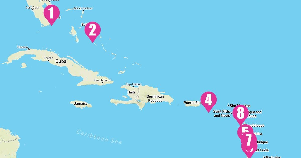 Enchanted Princess - April 9th, 2025 - Cruise Map & Port Info