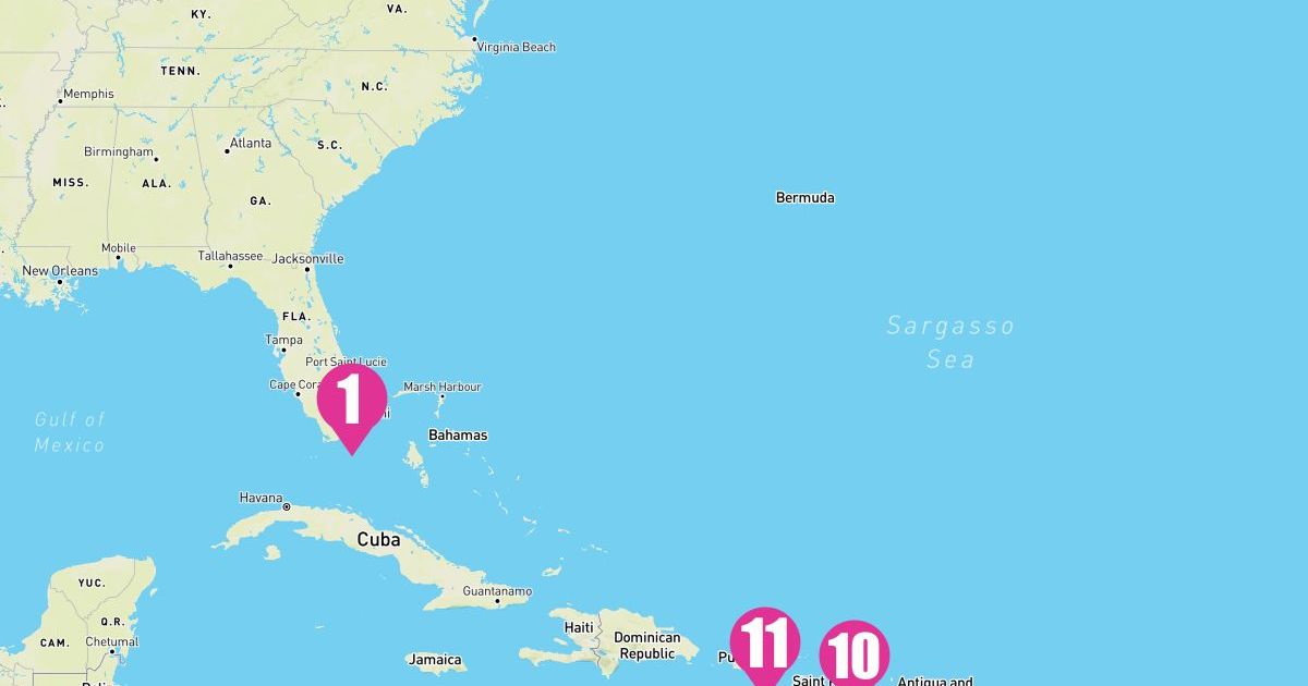 Enchanted Princess - August 9th, 2025 - Cruise Map & Port Info