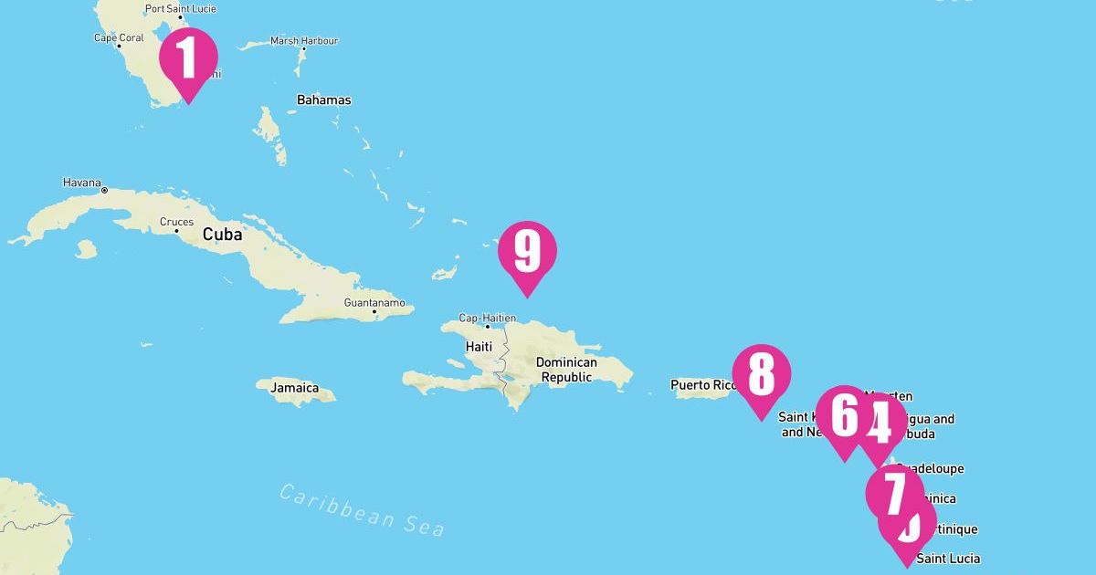 Enchanted Princess - February 8th, 2025 - Cruise Map & Port Info