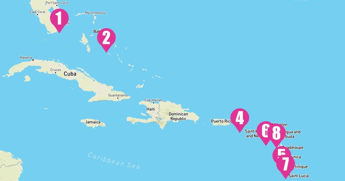 Enchanted Princess - March 20th, 2025 - Cruise Map & Port Info