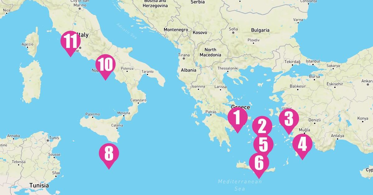 Majestic Princess - June 20th, 2025 - Cruise Map & Port Info