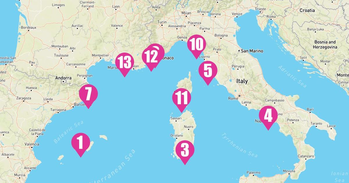 Marella Discovery - August 12th, 2025 - Cruise Map & Port Info