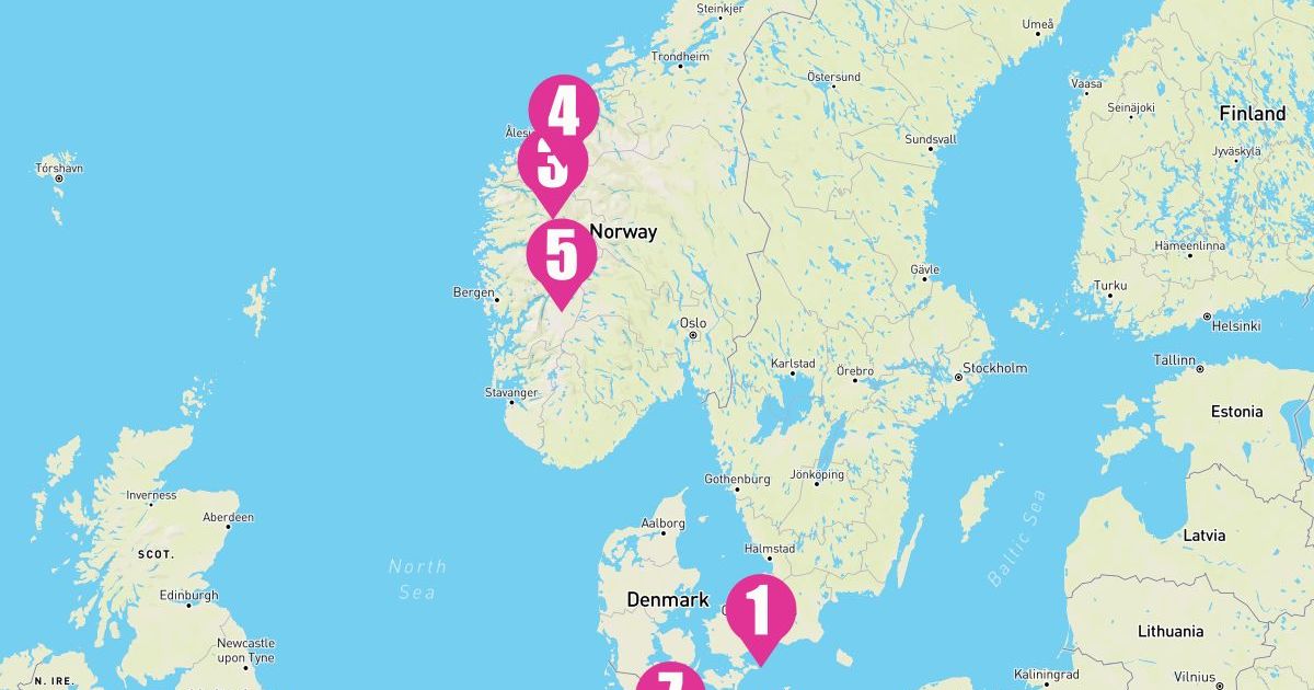 MSC Euribia - August 18th, 2024 - Cruise Map & Port Info