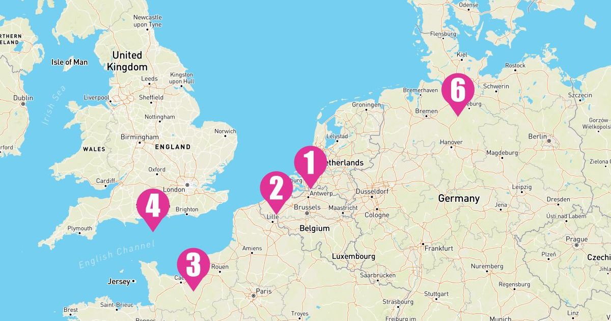 MSC Euribia - January 2nd, 2024 - Cruise Map & Port Info