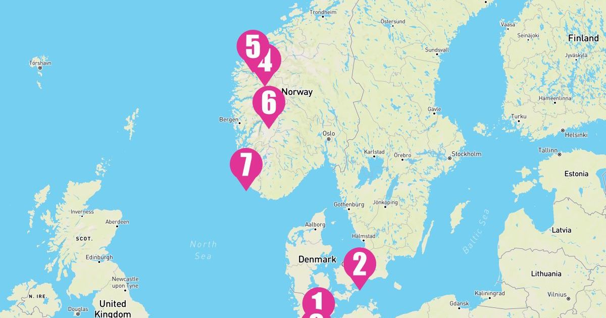 MSC Euribia - September 28th, 2024 - Cruise Map & Port Info