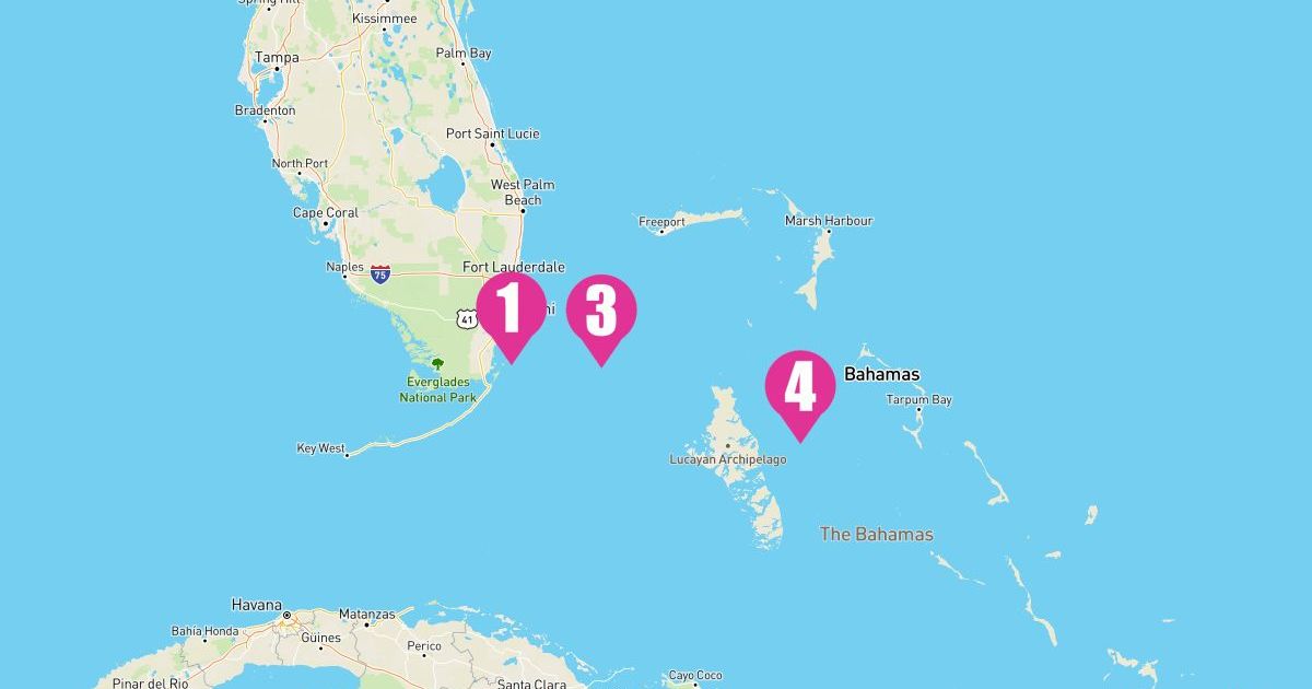 MSC Magnifica - April 8th, 2024 - Cruise Map & Port Info