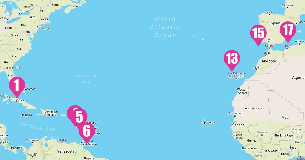 MSC Seaside - April 6th, 2025 - Cruise Map & Port Info