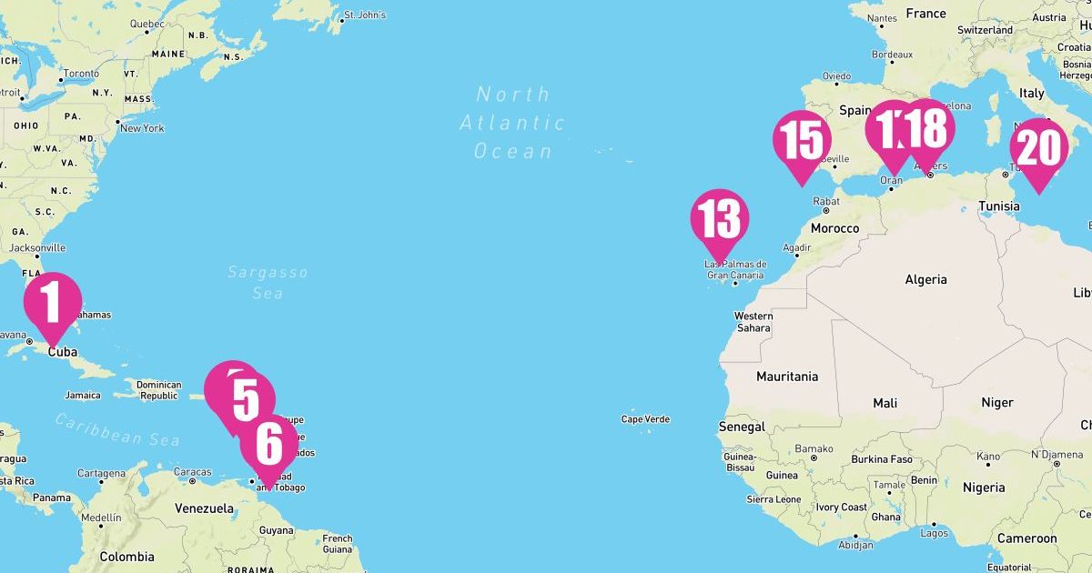 MSC Seaside - April 6th, 2025 - Cruise Map & Port Info