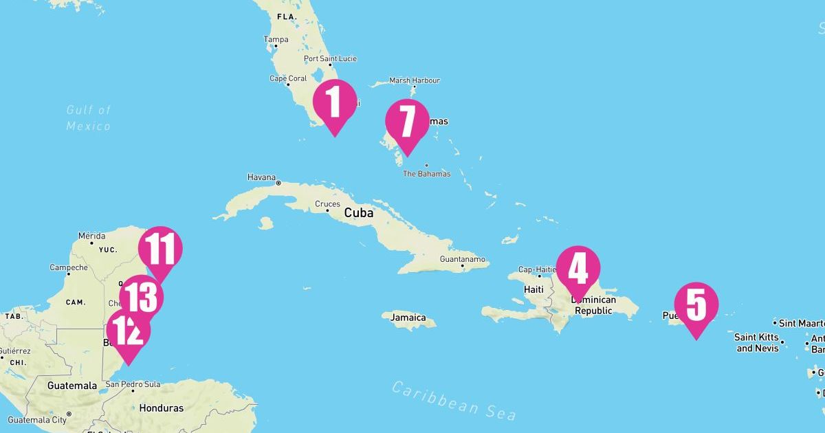 MSC Seaside - March 9th, 2025 - Cruise Map & Port Info