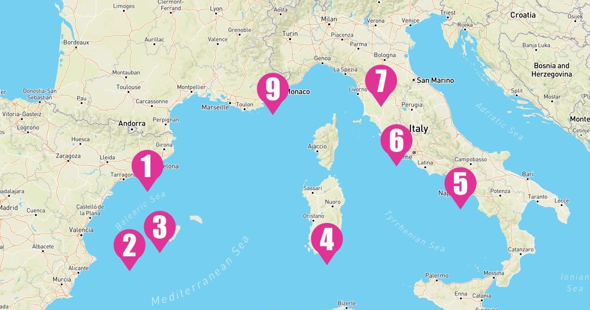 Norwegian Breakaway - April 25th, 2025 - Cruise Map & Port Info