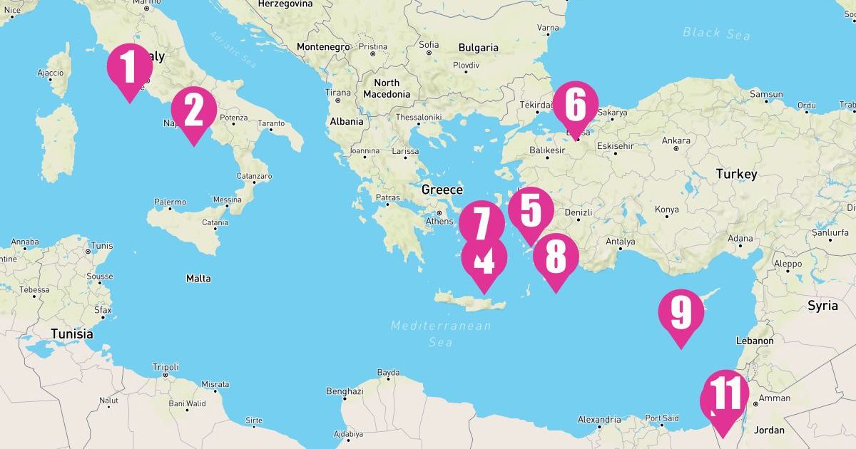 Norwegian Epic - November 1st, 2025 - Cruise Map & Port Info