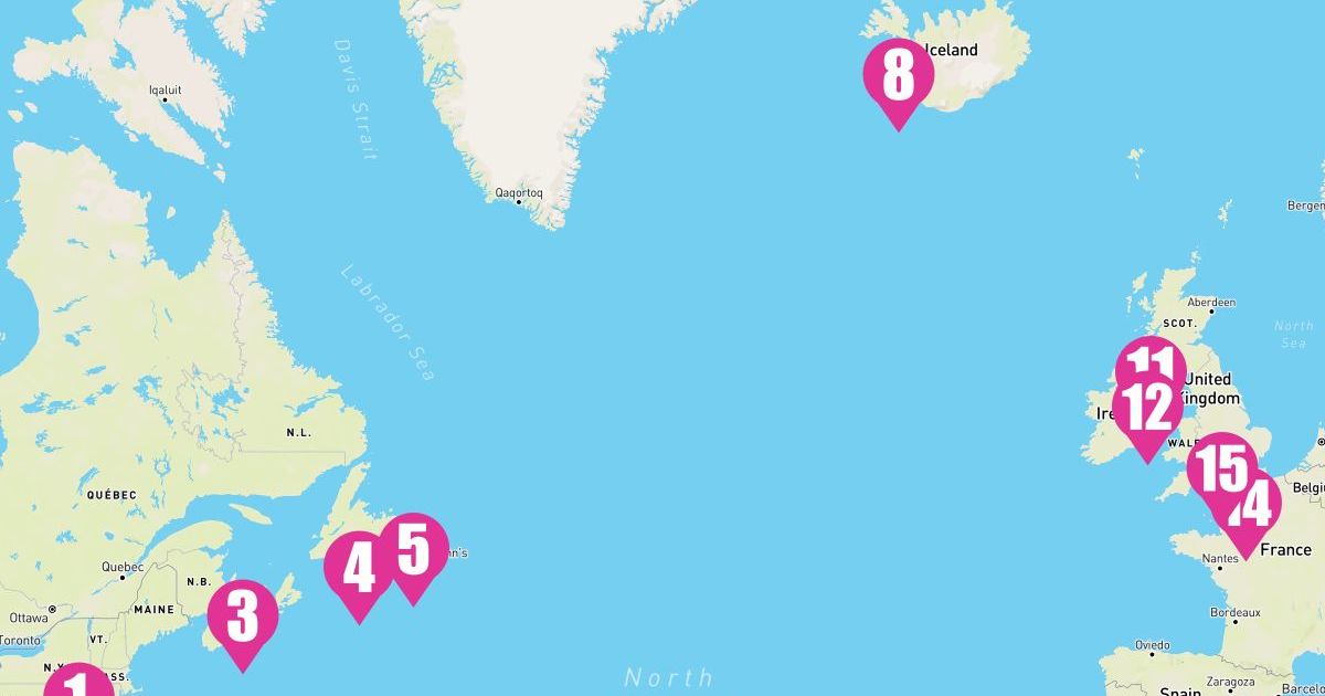 Norwegian Pearl - April 24th, 2025 - Cruise Map & Port Info