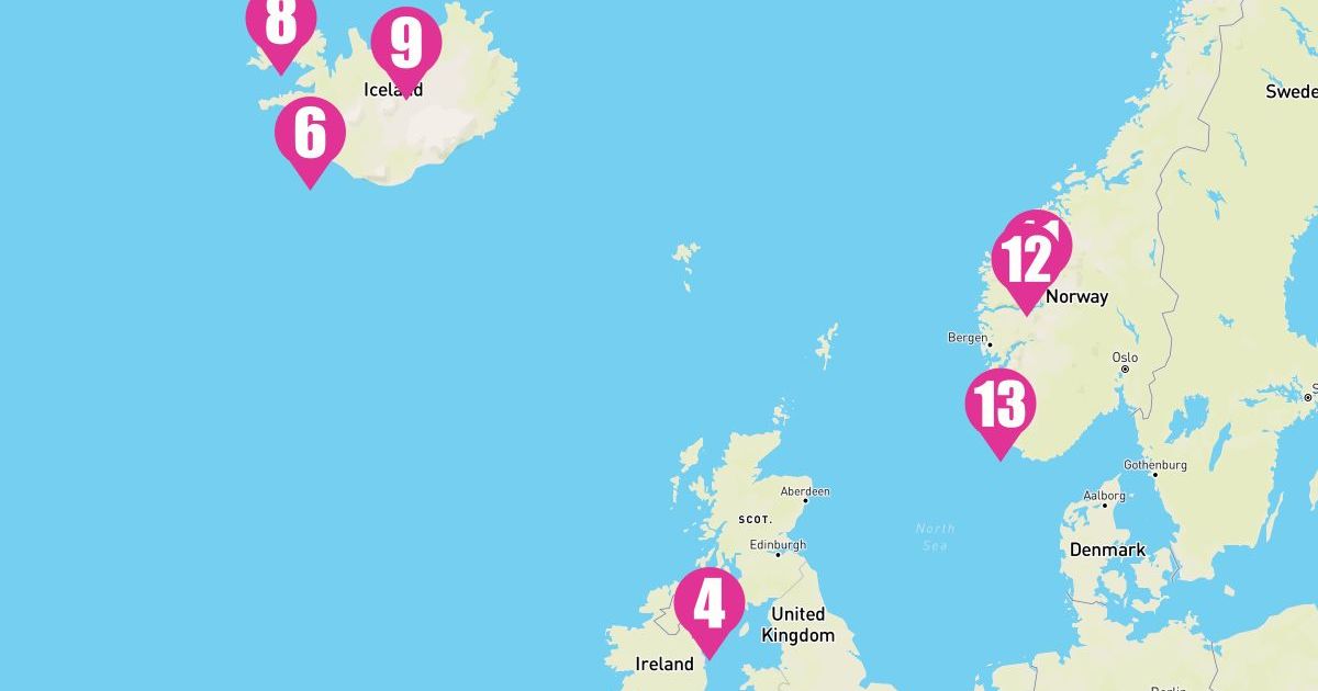 Norwegian Prima - September 14th, 2025 - Cruise Map & Port Info
