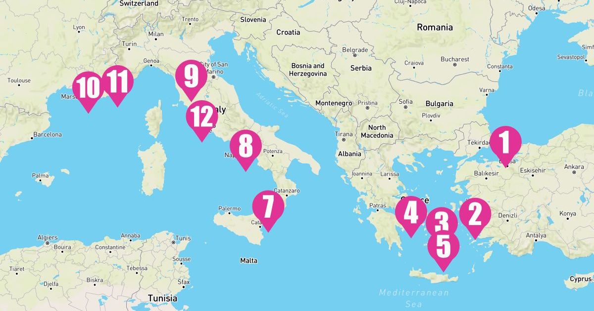 Norwegian Sky - June 14th, 2025 - Cruise Map & Port Info