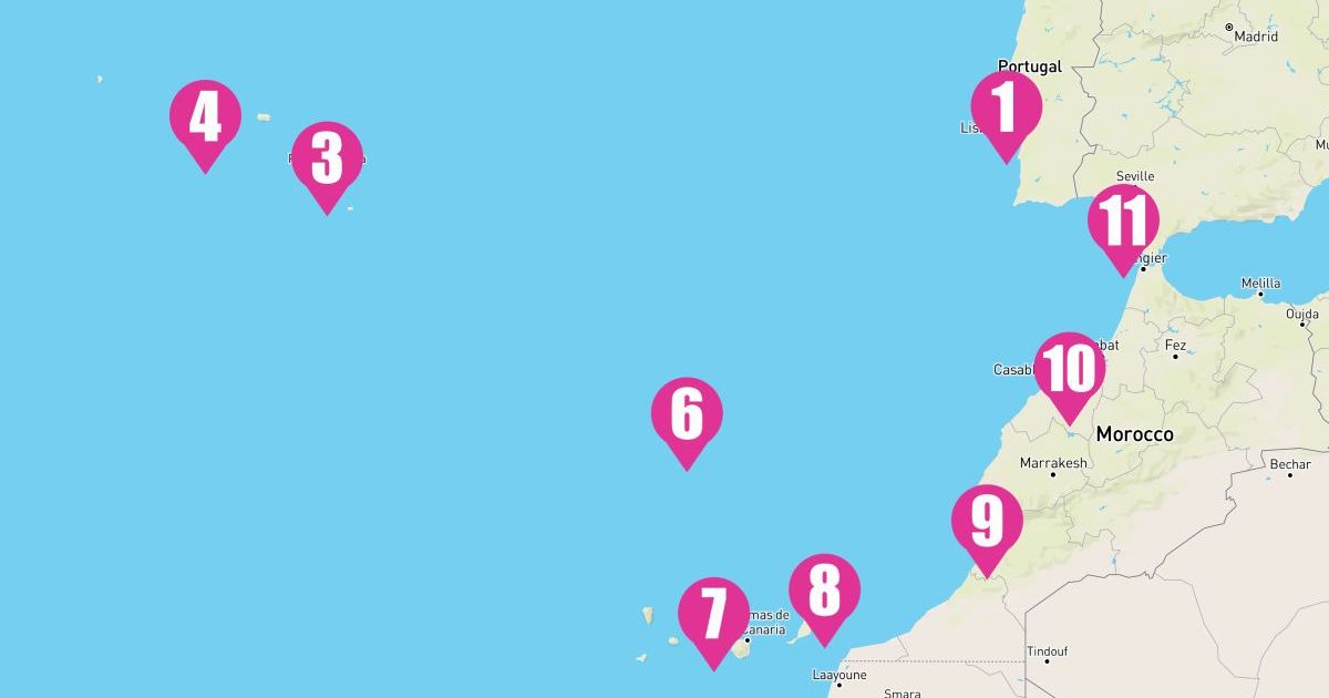 Norwegian Sky - October 23rd, 2025 - Cruise Map & Port Info