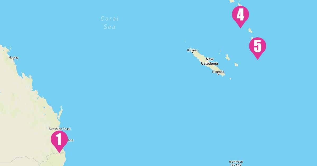 Quantum of the Seas - January 22nd, 2024 - Cruise Map & Port Info