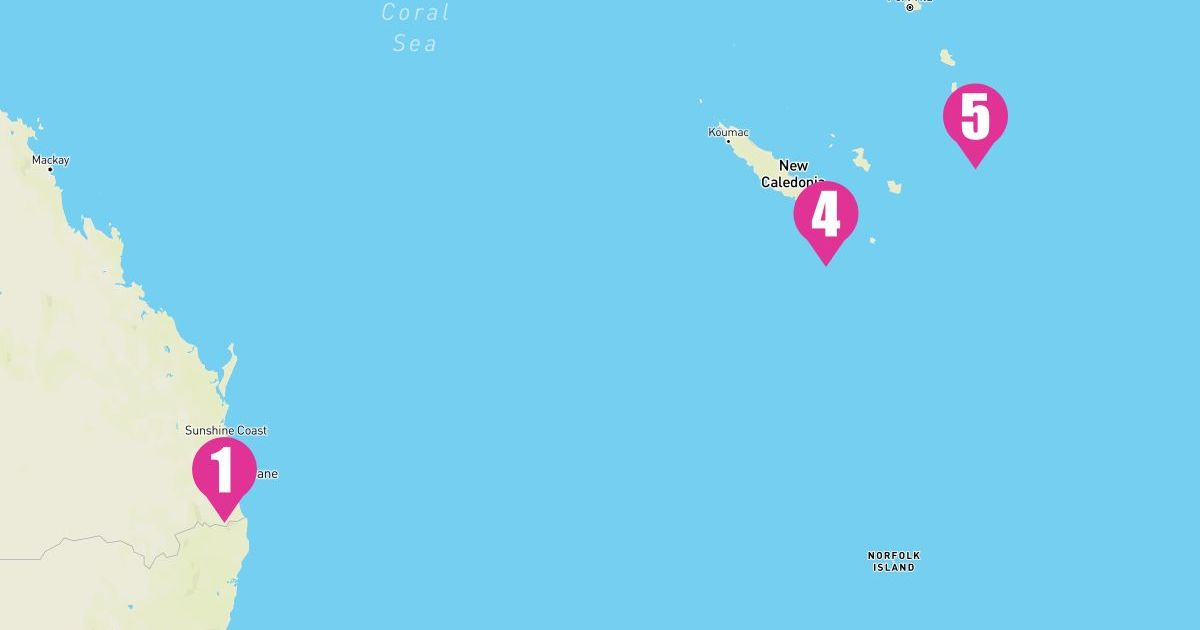 Quantum of the Seas - March 1st, 2024 - Cruise Map & Port Info