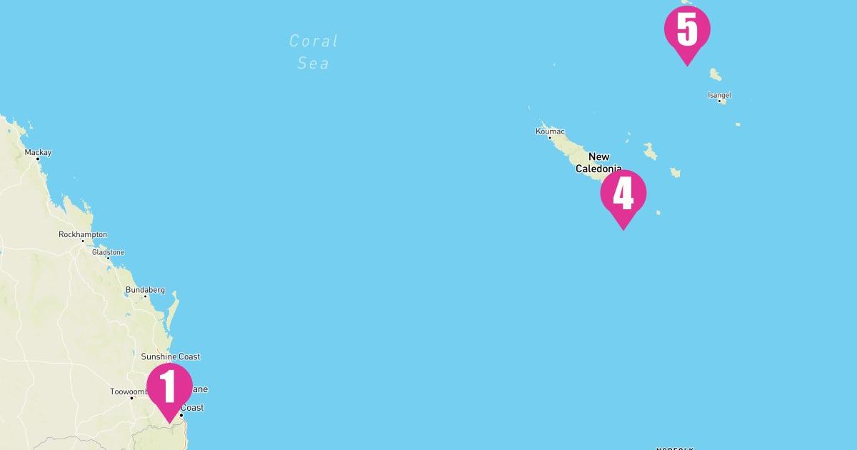 Quantum of the Seas - March 27th, 2024 - Cruise Map & Port Info