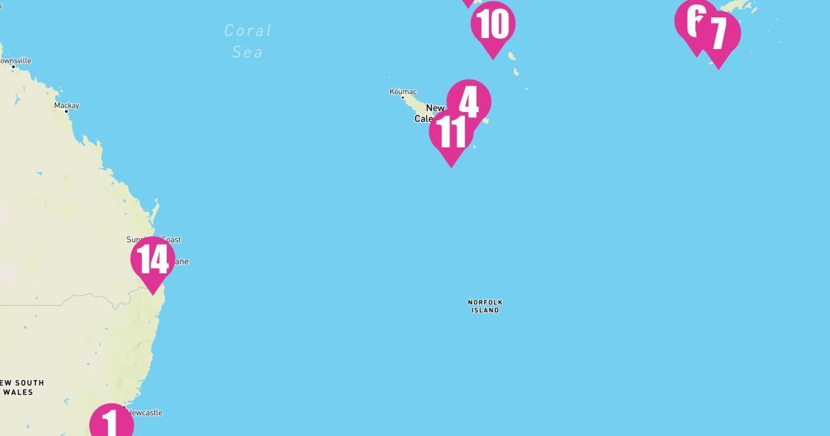 Queen Elizabeth - January 22nd, 2025 - Cruise Map & Port Info