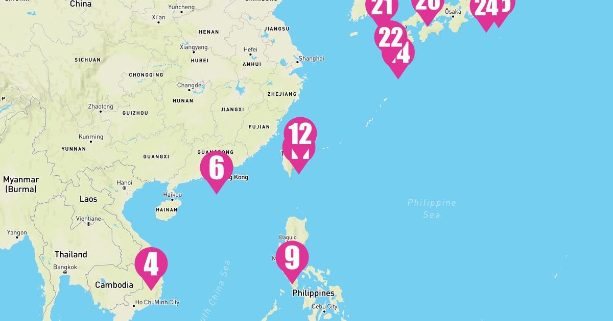 Queen Elizabeth - March 14th, 2025 - Cruise Map & Port Info