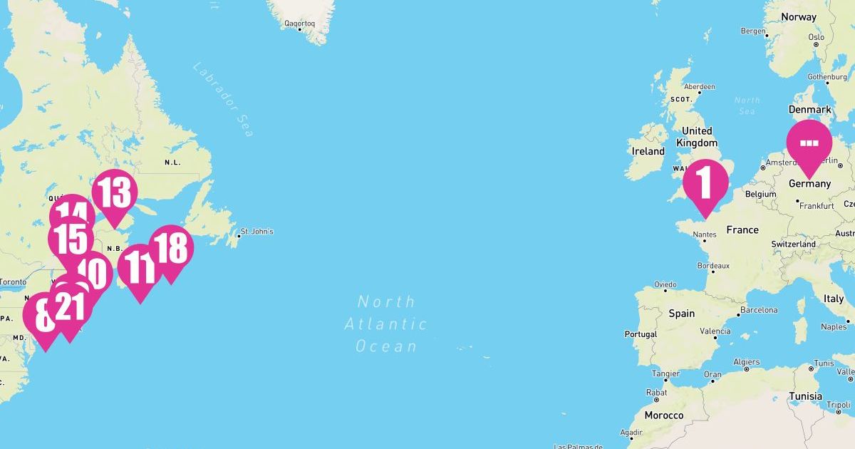 Queen Mary 2 - September 15th, 2024 - Cruise Map & Port Info