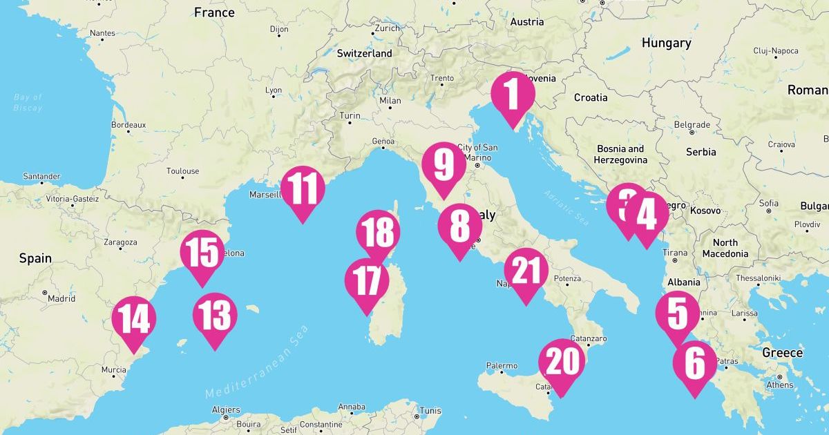 Queen Victoria - August 25th, 2025 - Cruise Map & Port Info