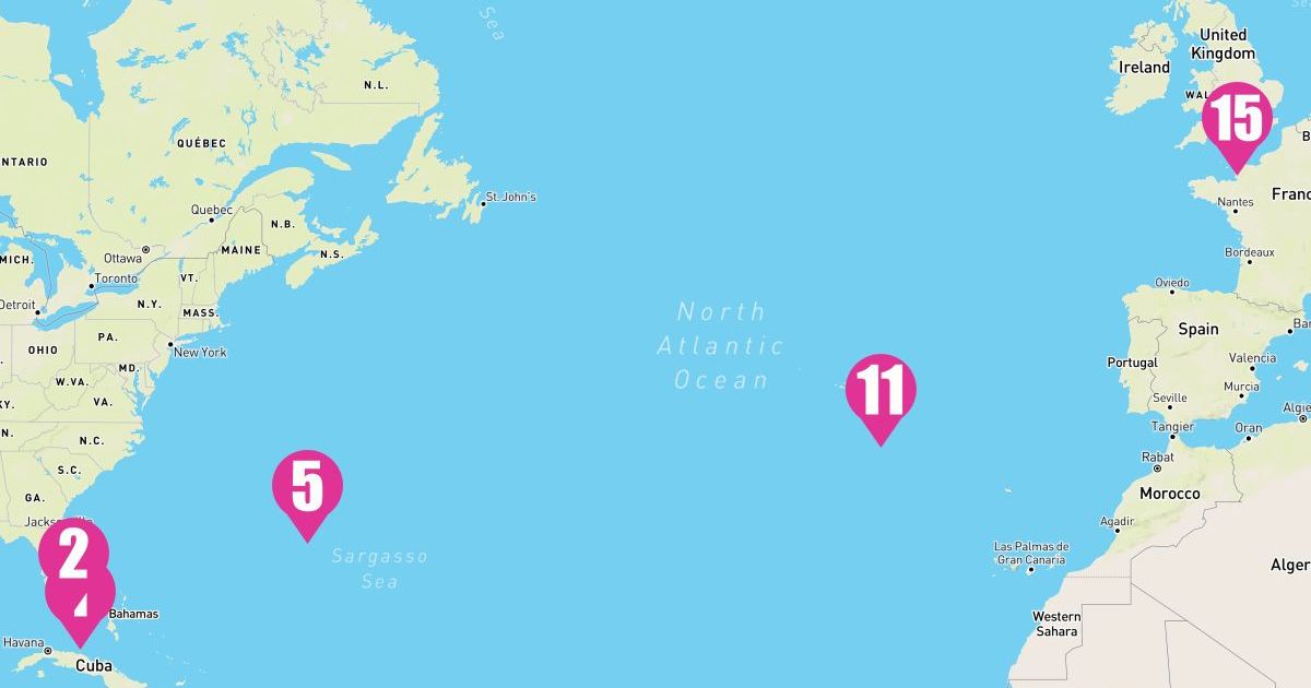 Queen Victoria - March 14th, 2025 - Cruise Map & Port Info