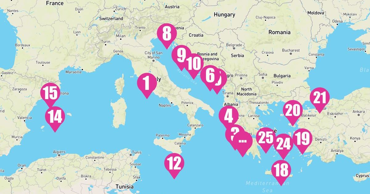 Queen Victoria - September 15th, 2025 - Cruise Map & Port Info