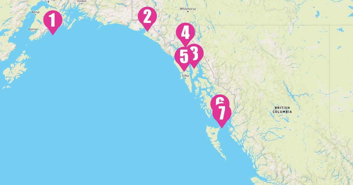 Radiance of the Seas - August 1st, 2025 - Cruise Map & Port Info