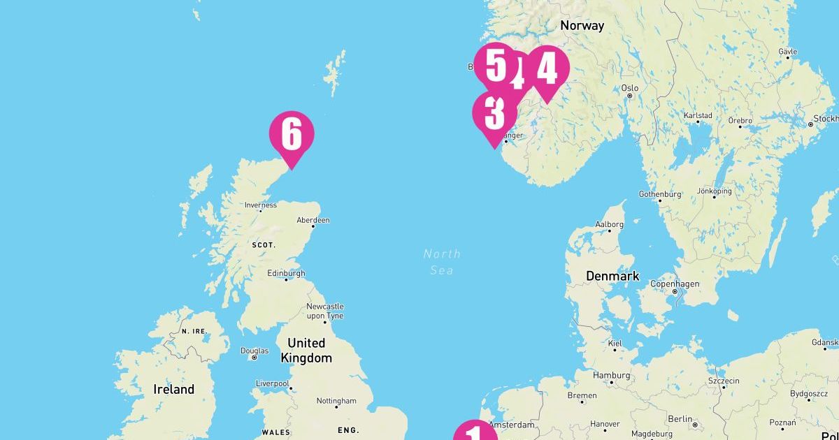 MS Rotterdam - August 9th, 2025 - Cruise Map & Port Info