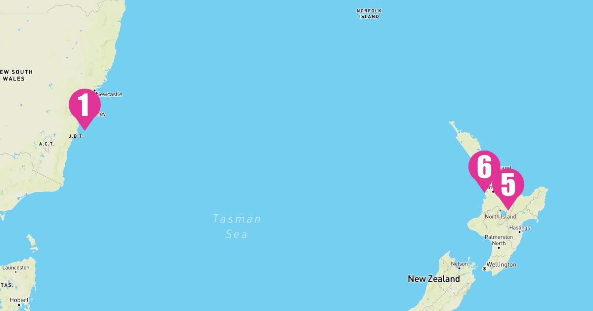 Royal Princess - April 11th, 2025 - Cruise Map & Port Info
