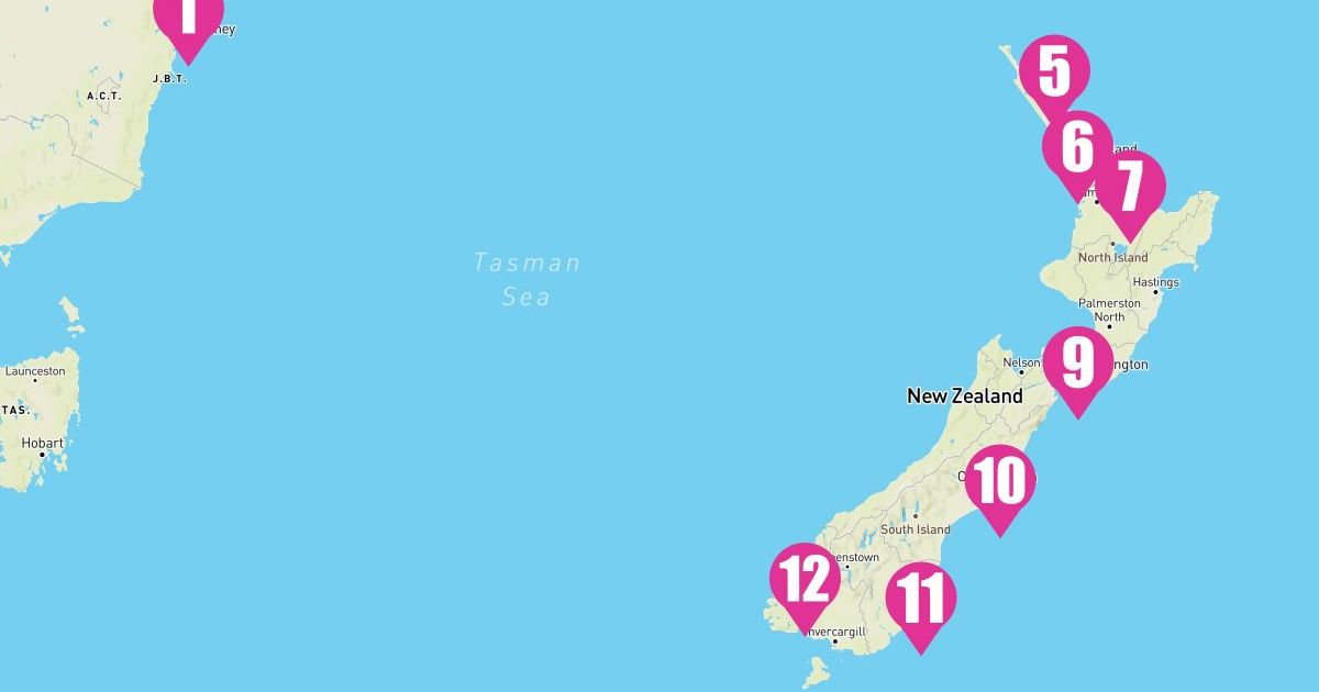 Royal Princess - January 4th, 2025 - Cruise Map & Port Info